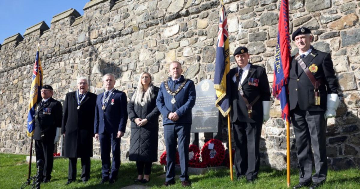 Remembrance Service for Massereene dead - Photo 1 of 1 - Antrim Guardian