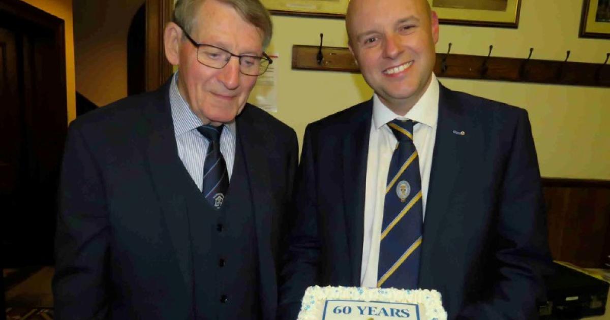 Brian's 60 years of service recognised - Photo 1 of 1 - Antrim Guardian