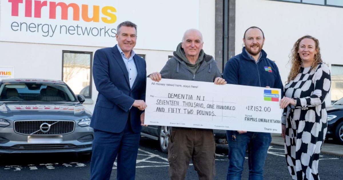 firmus energy networks raise thousands for Dementia NI - Photo 1 of 1 ...