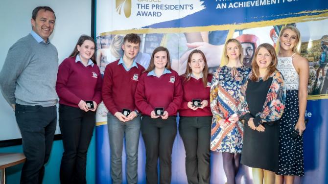 Birr students honoured with Gaisce Silver Award - Photo 1 of 1 - Antrim ...