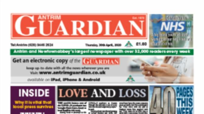 'Support your Antrim Guardian' - Photo 1 of 1 - Antrim Guardian