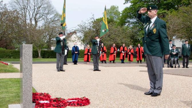 UDR saluted at special ceremony - Photo 1 of 1 - Antrim Guardian