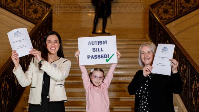 MLA Pam Cameron thrilled as trail-blazing NI Autism Bill passes - Photo ...