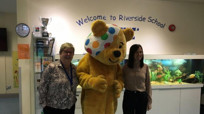Pudsey casts his eye over Antrim projects - Photo 1 of 1 - Antrim Guardian