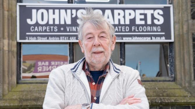 John rolls out the red carpet to celebrate 50 years of one of Antrim's ...