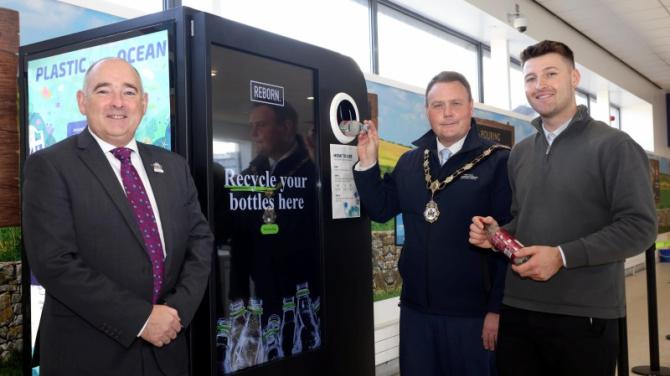 'Reverse vending machines' launched - Photo 1 of 1 - Antrim Guardian