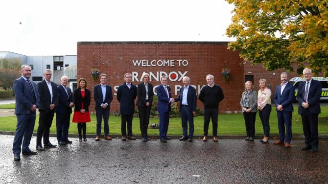 Secretary of State visits Randox - Photo 1 of 1 - Antrim Guardian