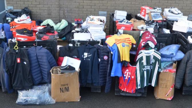 Over 1000 counterfeit items seized - Photo 1 of 1 - Antrim Guardian
