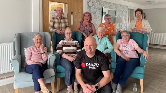 Allen Court residents are boxing clever! - Photo 1 of 1 - Antrim Guardian