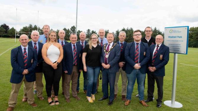 Randalstown Rugby Club opens new 'Waddell Park' facility as part of ...